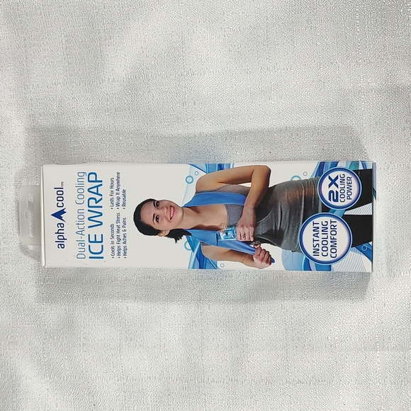Alpha Cool | Other | Alpha Dualaction Blue Cooling Wrap Workout Sports ...